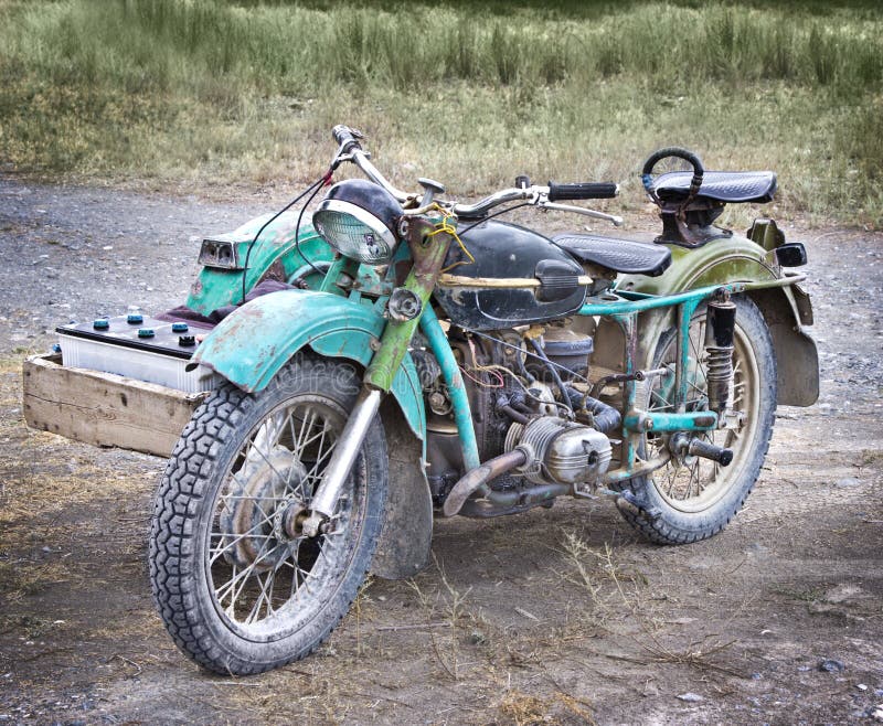 Old styled motorcycle stock photo. Image of motorcycle - 75321068