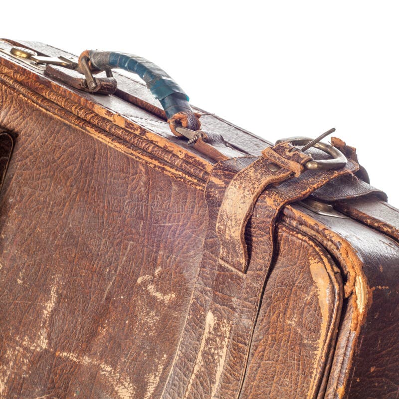Old suitcase stock image. Image of leather, closed, briefcase - 122920405