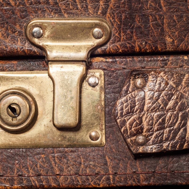 Old suitcase. texture stock image. Image of closed, studio - 123460157