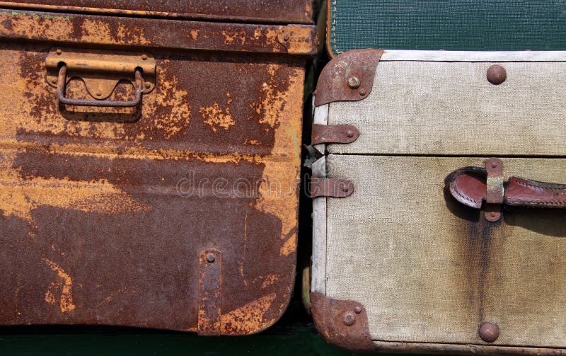 Old suitcases stock image. Image of lock, travel, pack - 10919925
