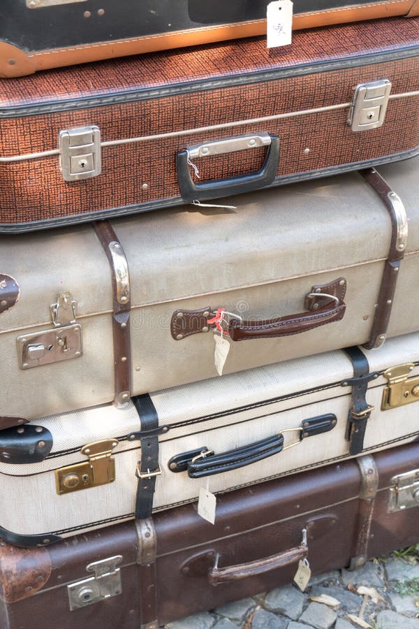 Old suitcases stock photo. Image of bags, business, storage - 201406268