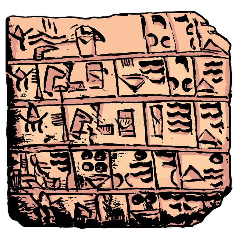 Cuneiform Writing Stock Illustrations – 337 Cuneiform Writing Stock ...
