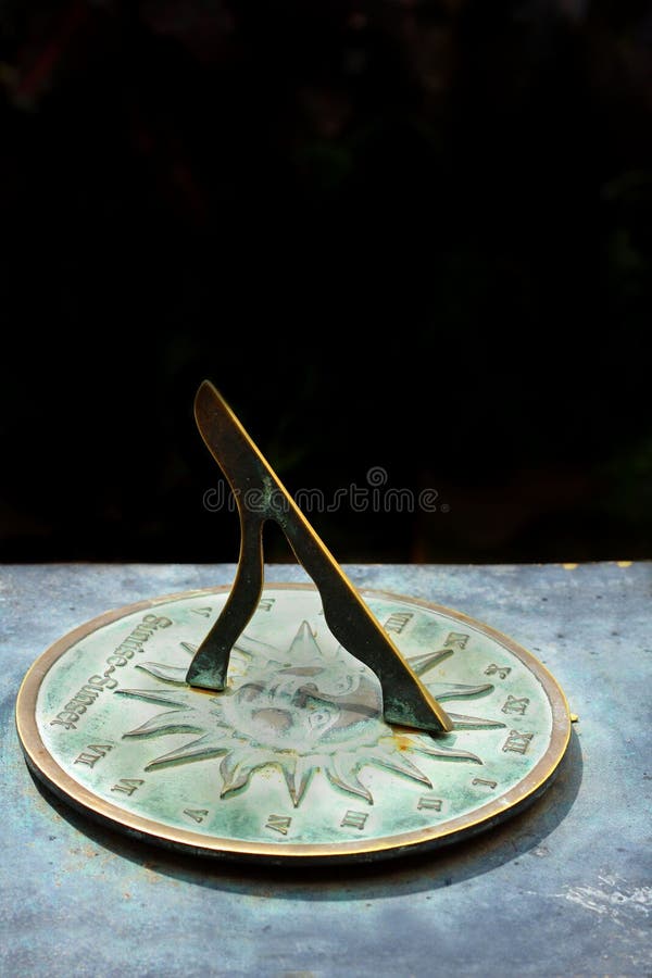 Old sun clock dial stock photo. Image of numeral, life - 31588860