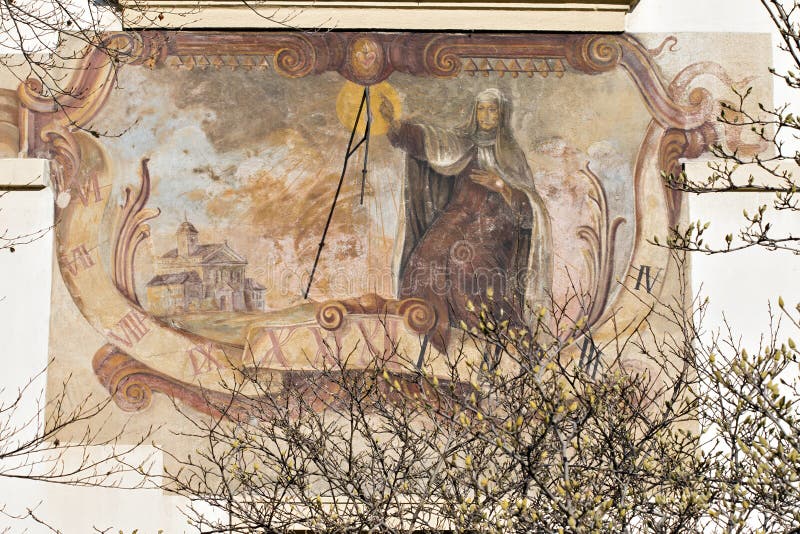 Old Sun Clock editorial photo. Image of plaster, renaissance - 53495446