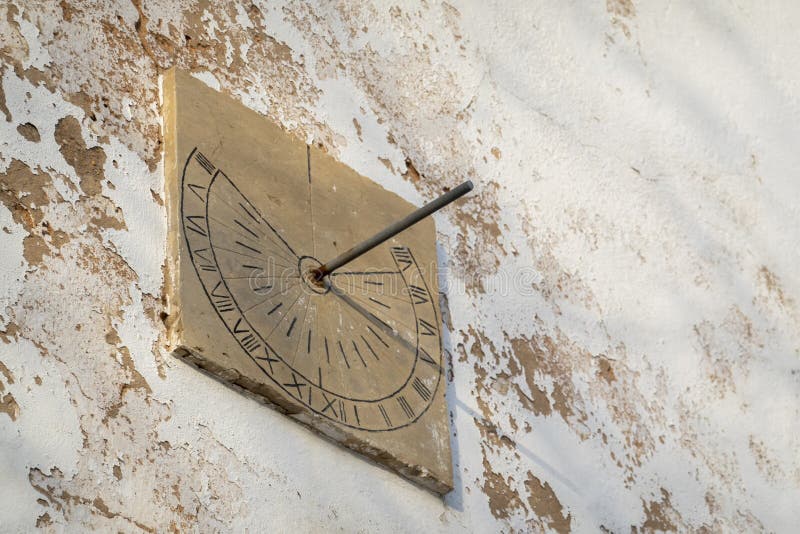 Old sun clock stock photo. Image of minute, astronomy - 248256020