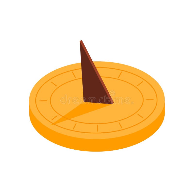 Old Sundial for Measuring Time with Sun, Ancient Solar Clock Stock ...