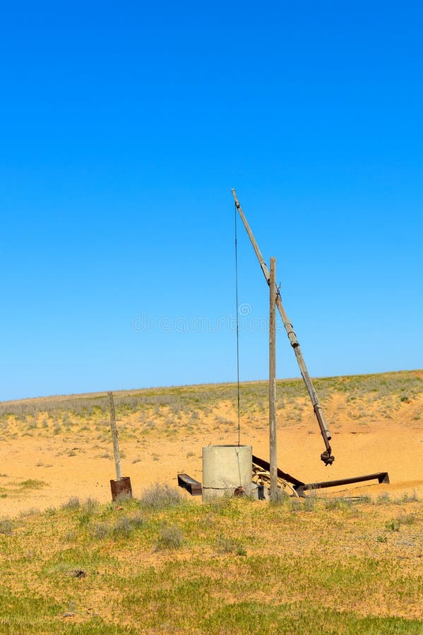 Shadoof well stock image. Image of sweep, area, country - 1816591
