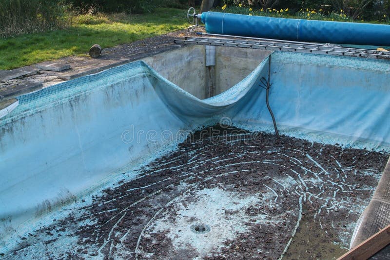 Old swimming pool stock photo. Image of leaves, life - 30682318