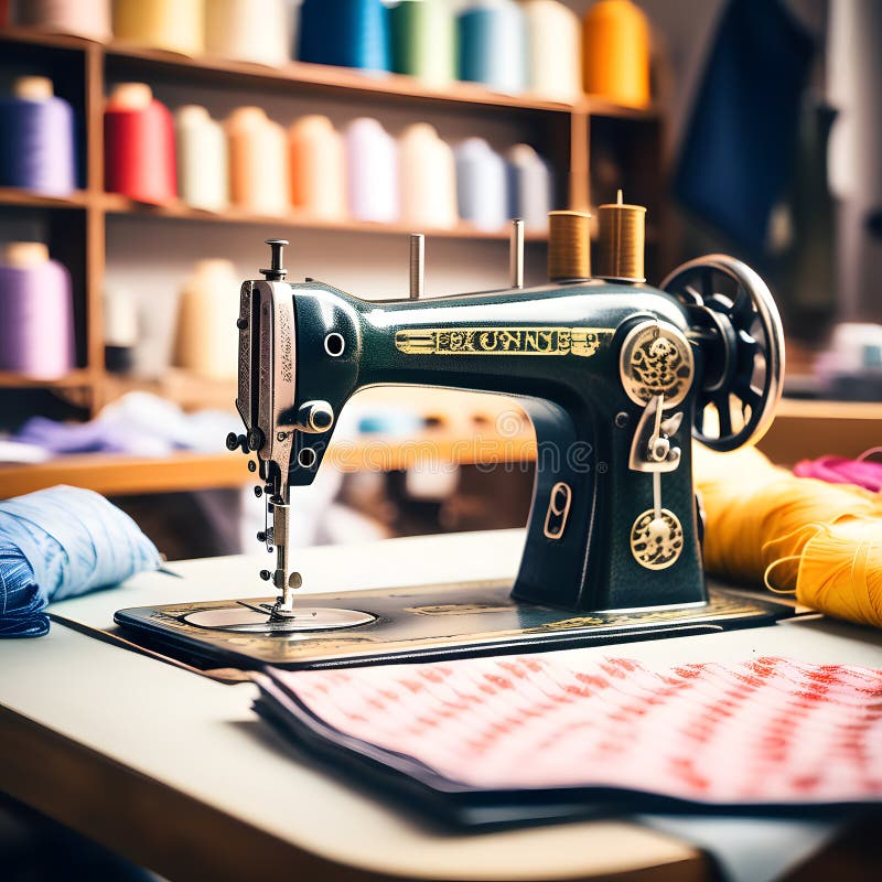 Old Swing Machine, Ai-generatet Stock Illustration - Illustration of ...