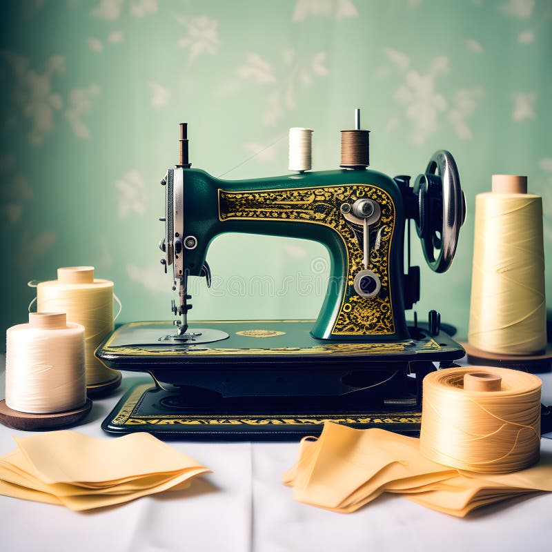 Old Swing Machine, Ai-generatet Stock Illustration - Illustration of ...