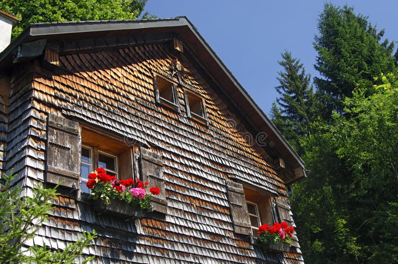 Old Swiss chalet stock image. Image of building, swiss - 22628905