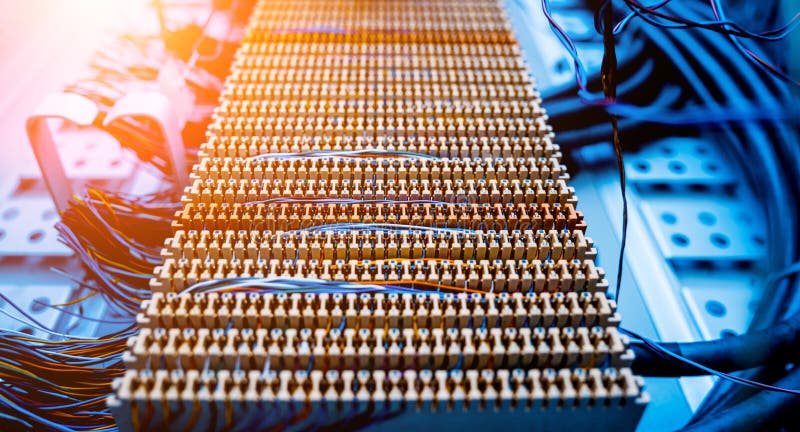 Old Switch Panel of a Very Old Manual Telephone Stock Photo - Image of ...