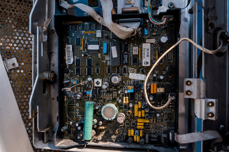 Old Switch Panel of a Very Old Manual Telephone Stock Photo - Image of ...