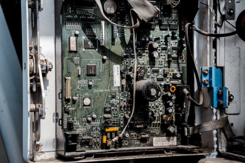 Old Switch Panel of a Very Old Manual Telephone Stock Image - Image of ...