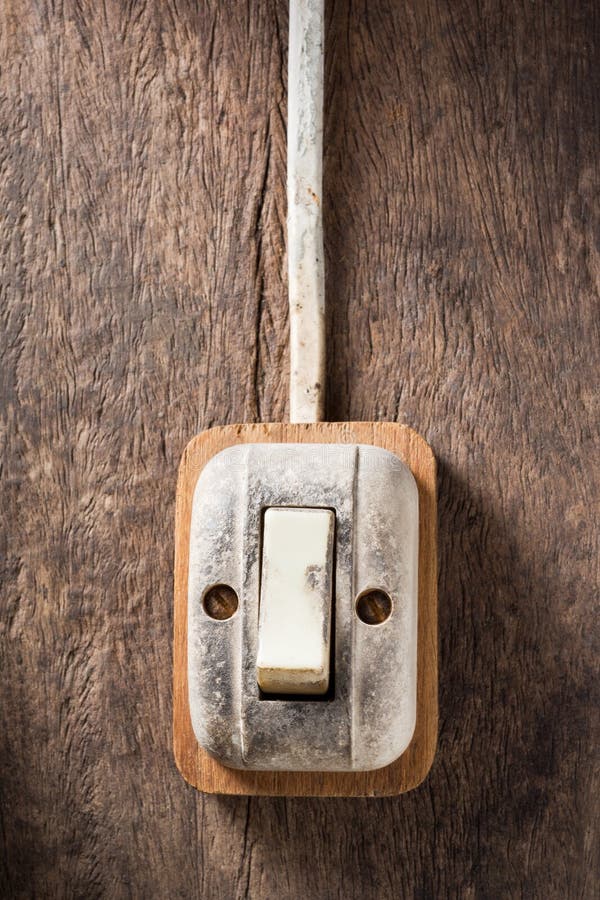 Old switch stock image. Image of electricity, wood, light - 49506639