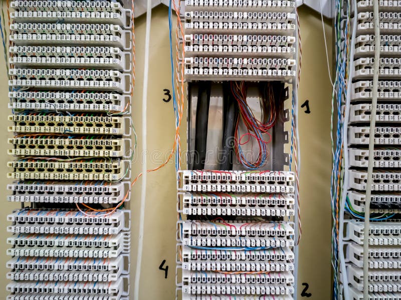 Switchboard. Control Panel Communication Stock Image - Image of fuse ...