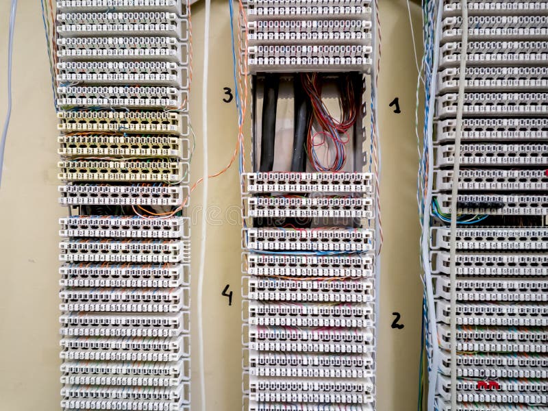 Switchboard. Control Panel Communication Stock Image - Image of fuse ...
