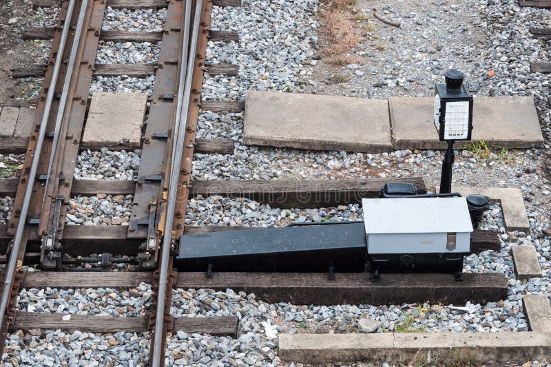 Railway Tool Car,or Maintenance Railcar Stock Image - Image of ...