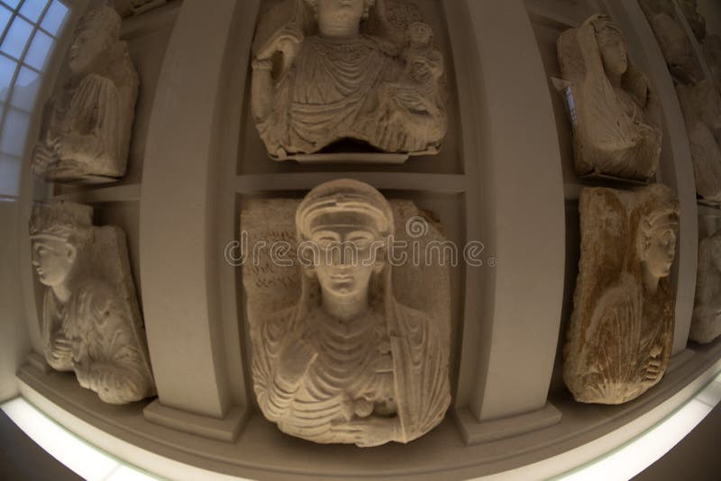 Old Syria Palmyra Statue Collection Editorial Stock Photo - Image of ...