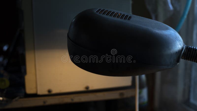 Old Table Lamp. Electrical Equipment of Bygone Era Stock Image - Image ...