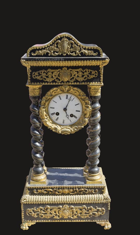 Old Table Watch with Rich Decorations Stock Image - Image of table ...