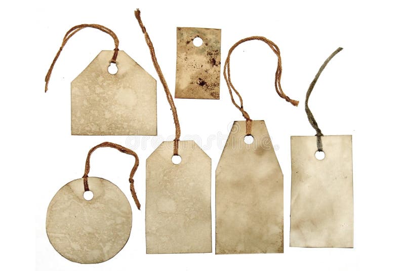 Variety of tags or labels stock image. Image of labels - 18051683