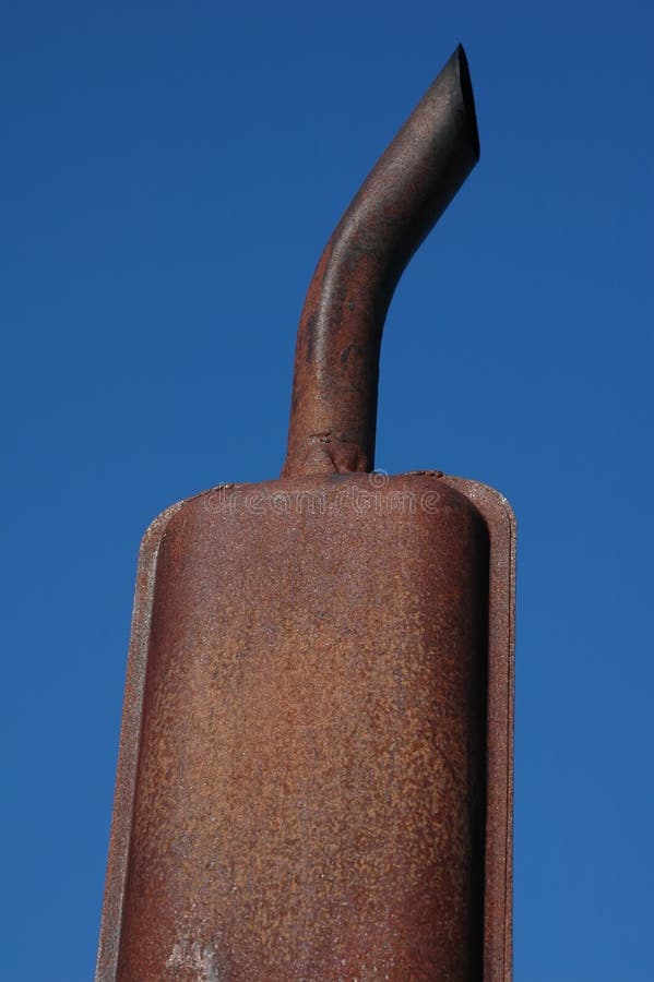 Old tailpipe stock image. Image of muffler, tailpipe - 14689155