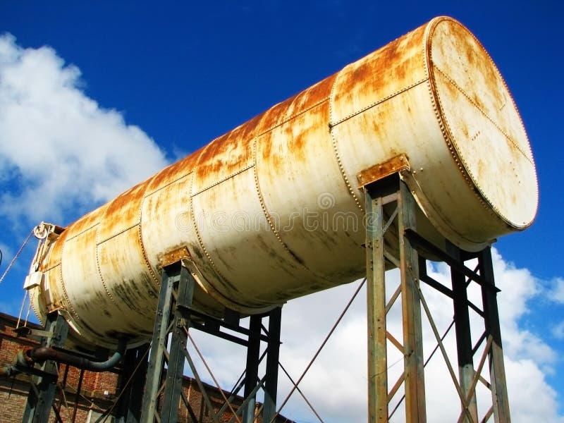 Old tank 1 stock image. Image of water, industrial, architecture - 6190671