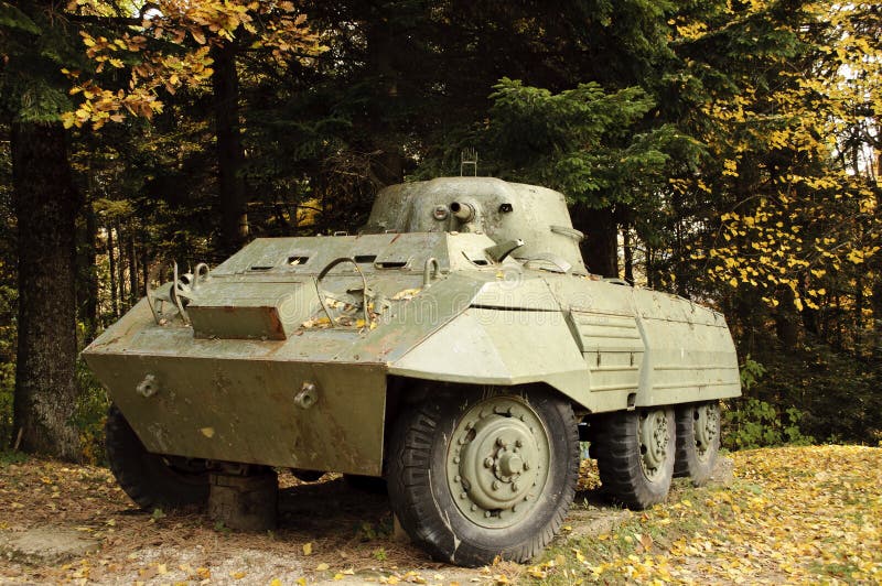 Old tank stock image. Image of weapon, park, second, outdoors - 25792897