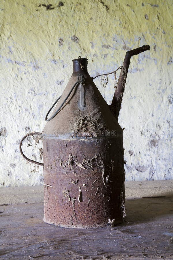 Old tank for petroleum stock photo. Image of burning - 27168214