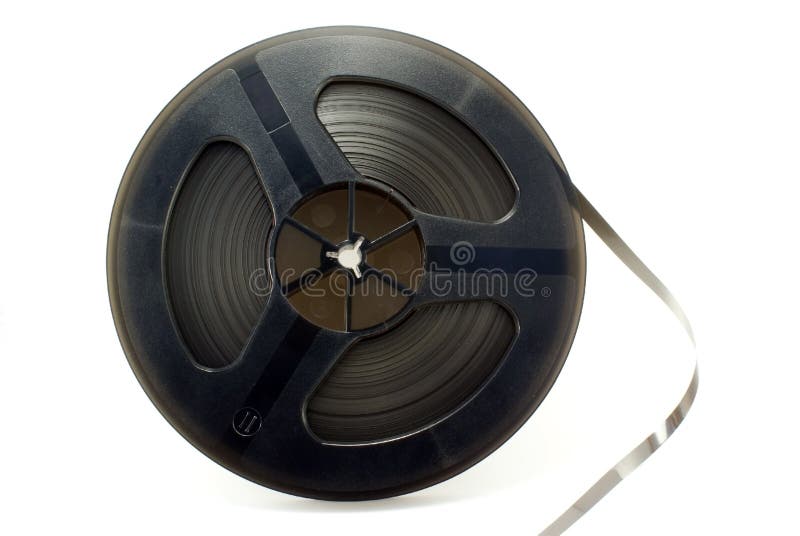 Old tape stock image. Image of full, wave, brown, coil - 12853605