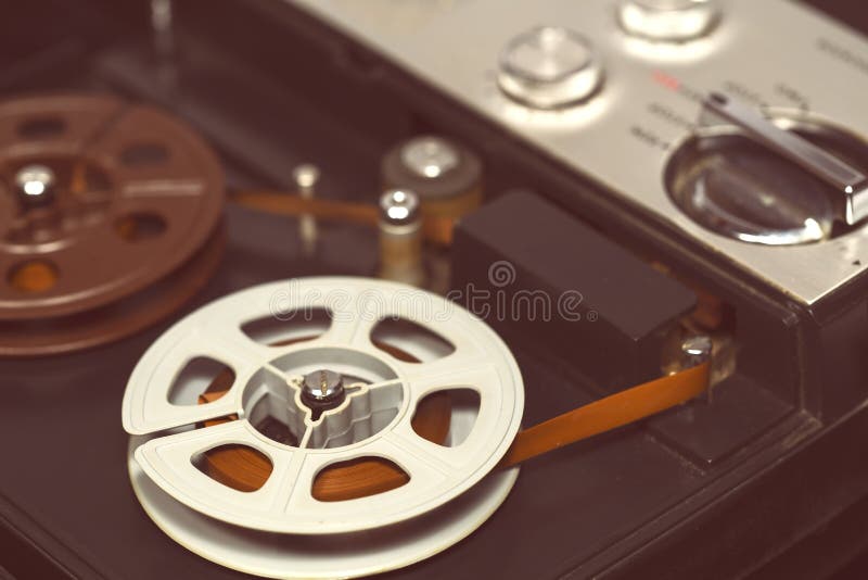 Old tape recorder stock image. Image of play, broadcast - 146733503