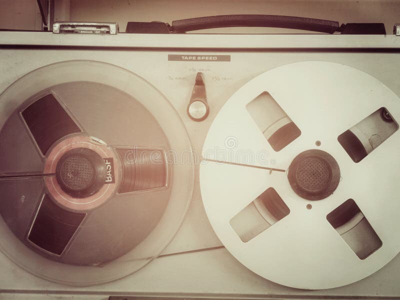Old tape-recorder stock image. Image of retro, sound - 38102889