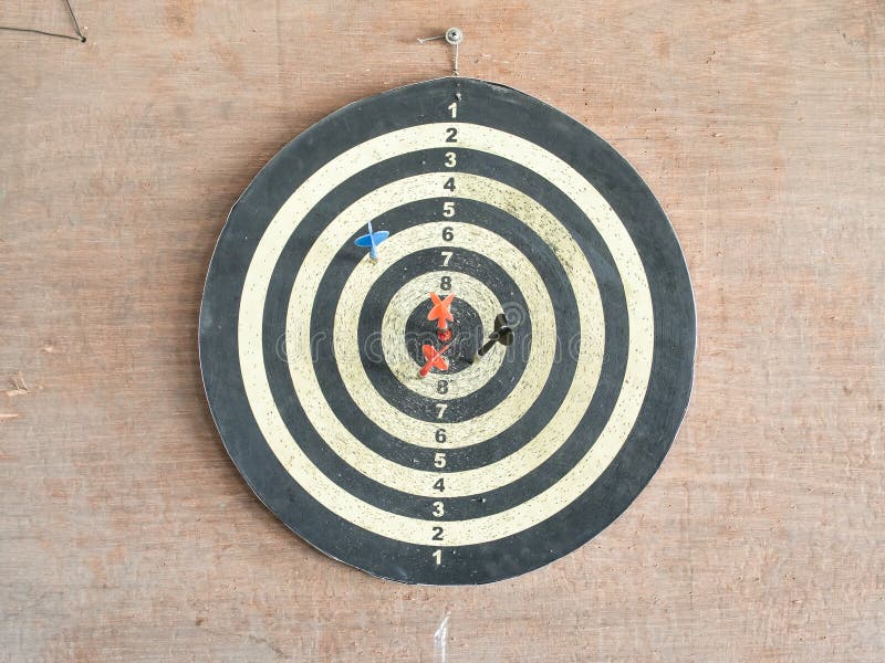 The old target with darts stock image. Image of competition - 45517813