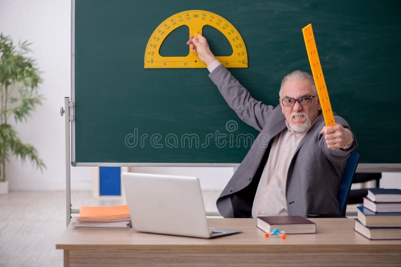 Angry Teacher Holding Ruler Stock Photos - Free & Royalty-Free Stock ...