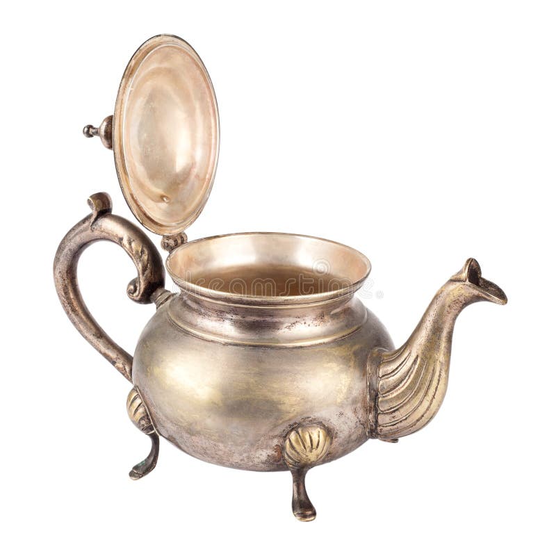 Old teapot stock image. Image of isolated, beverage, kettle - 25546695