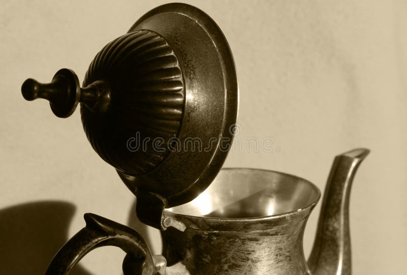 Old teapot stock image. Image of coffee, heritage, vintage - 598293