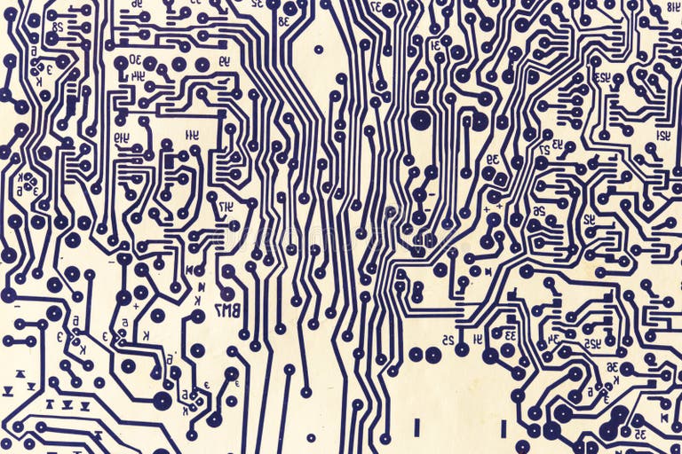 Old Electronic Technical Drawing Stock Illustrations – 84 Old ...