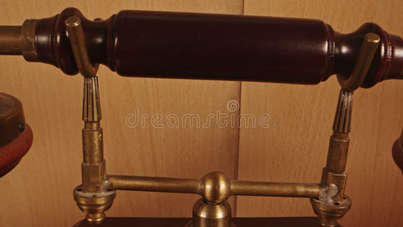 Old Technology Communication Device Vintage Telephone Stock Video ...
