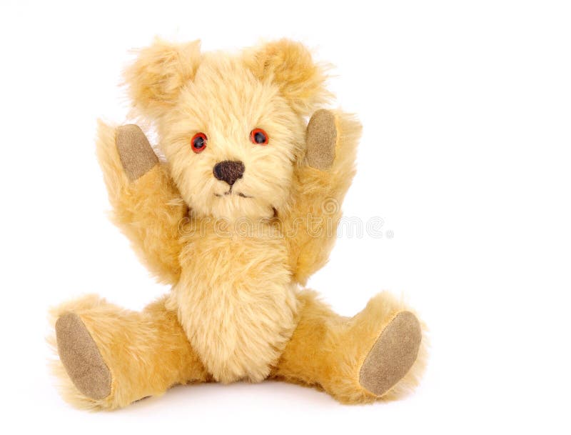 Scruffy Old Teddy Bears on a Child S Bed Stock Photo - Image of comfort ...