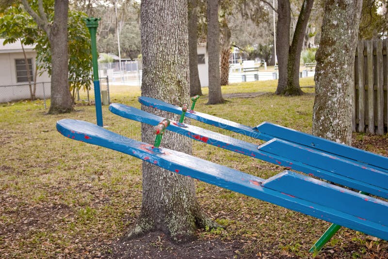Teeter Totter stock image. Image of metal, park, teeter - 5344377