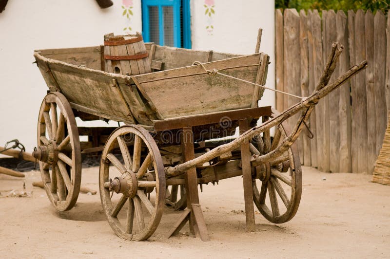 Old telega stock image. Image of outdoors, urban, fashioned - 11110971