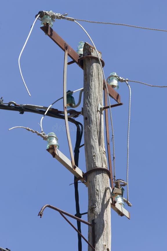 Old telegraph post stock image. Image of phone, energy - 42791059