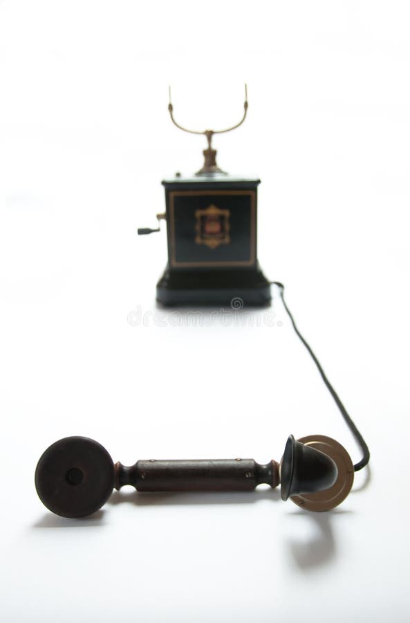Old telephone stock photo. Image of connection, communicate - 10492164