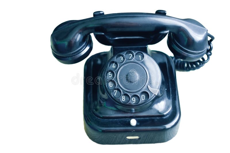 Old telephone stock photo. Image of telecommunication - 19418674
