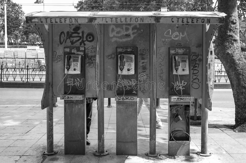 Telephone point stock image. Image of history, aged - 285535379