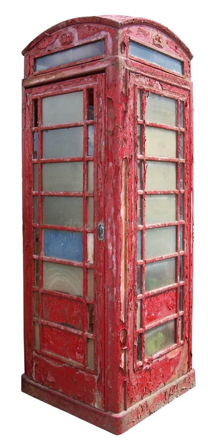 Old Telephone Box stock image. Image of neglected, telecommunications ...