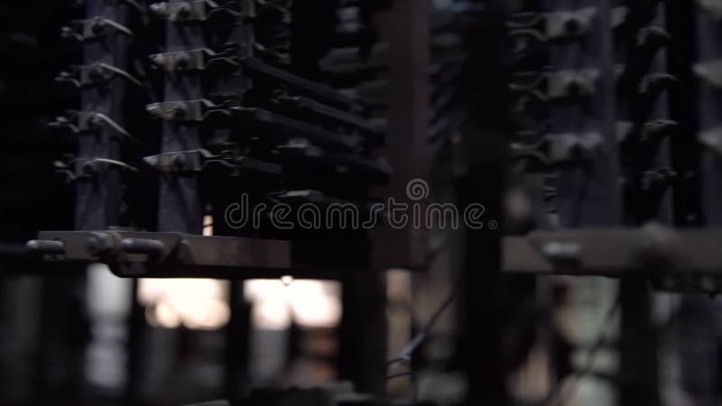 Old telephone dial station stock video. Video of machine - 96189677