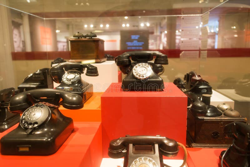Old Telephone in Eretz Israel Museum Editorial Image - Image of museum ...