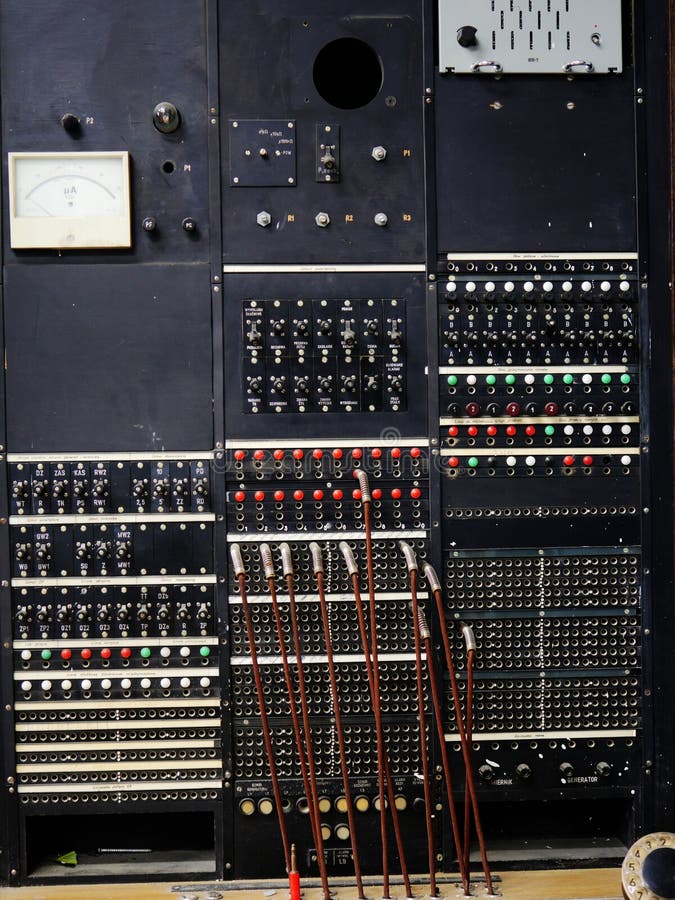 Old telephone exchange stock photo. Image of exchange - 155810764